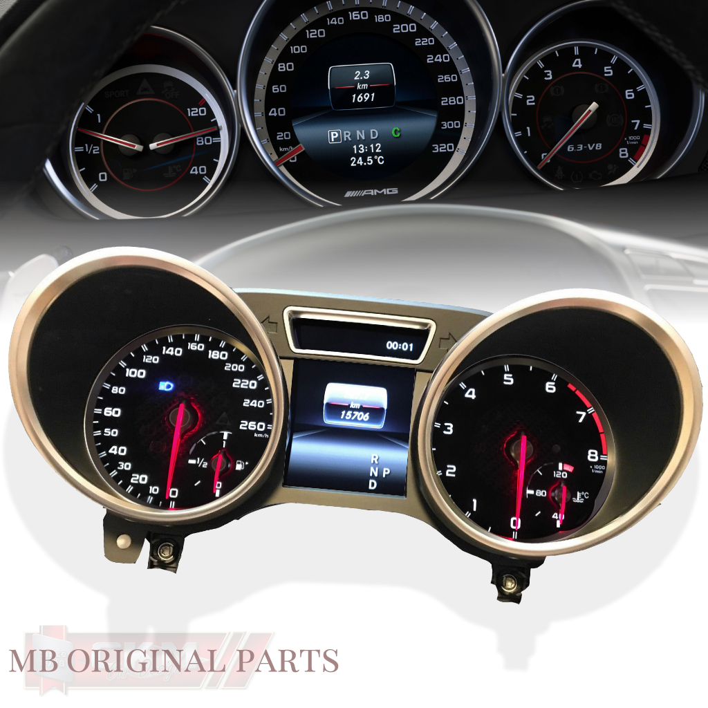 CKM Car Design - Facelift COLOR speedometer petrol 260 km/h