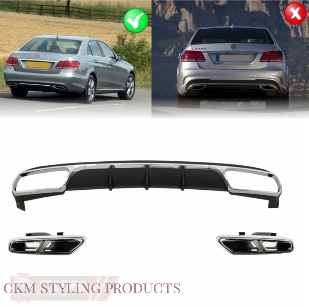 CKM Car Design - 1. E63 look diffuser+pipes