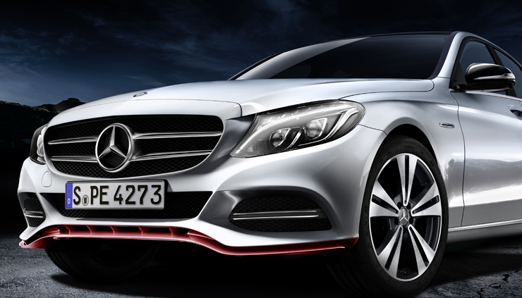 CKM Car Design - 1. Front lip MB Original 2 pcs set