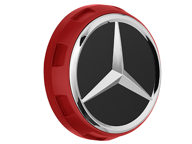 CKM Car Design - Center cap AMG 1 pcs MB Orginal RED with chromed star