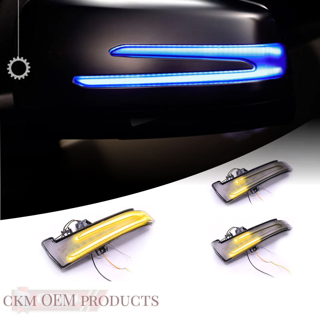 CKM Car Design - Blinkers front Smoke DYNAMIC 2pcs
