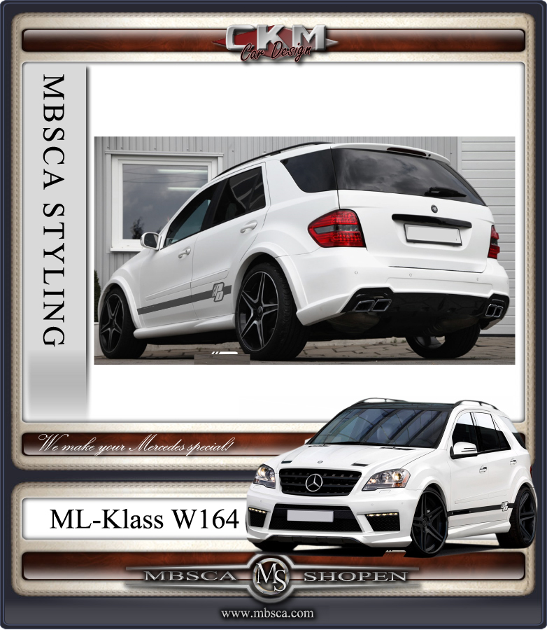CKM Car Design - 1.CKM "W166 A-look" rear bumper 1st