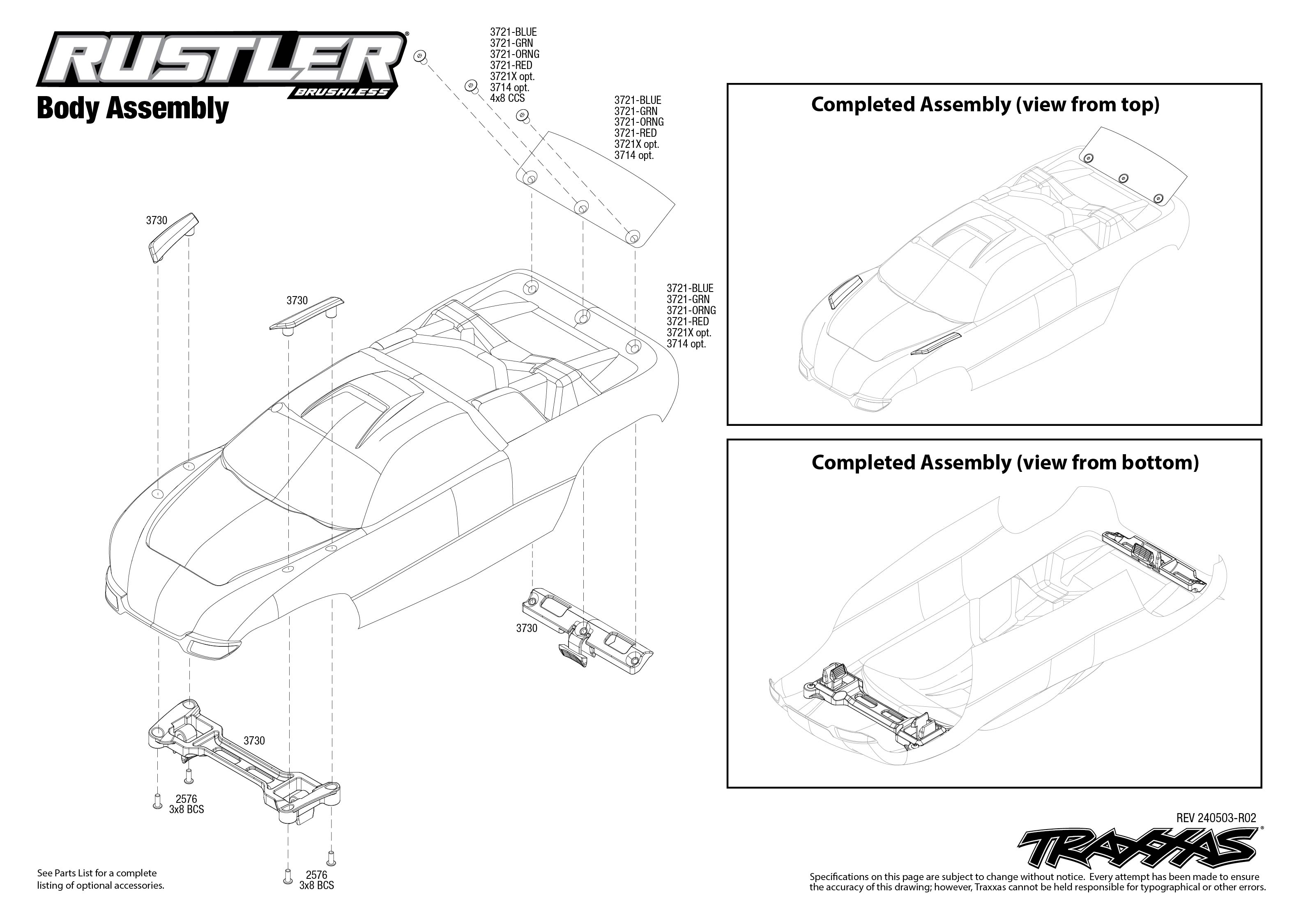 RC Sweden AB - Traxxas Rustler 2WD 1/10 RTR TQ BL-2s HD Blue