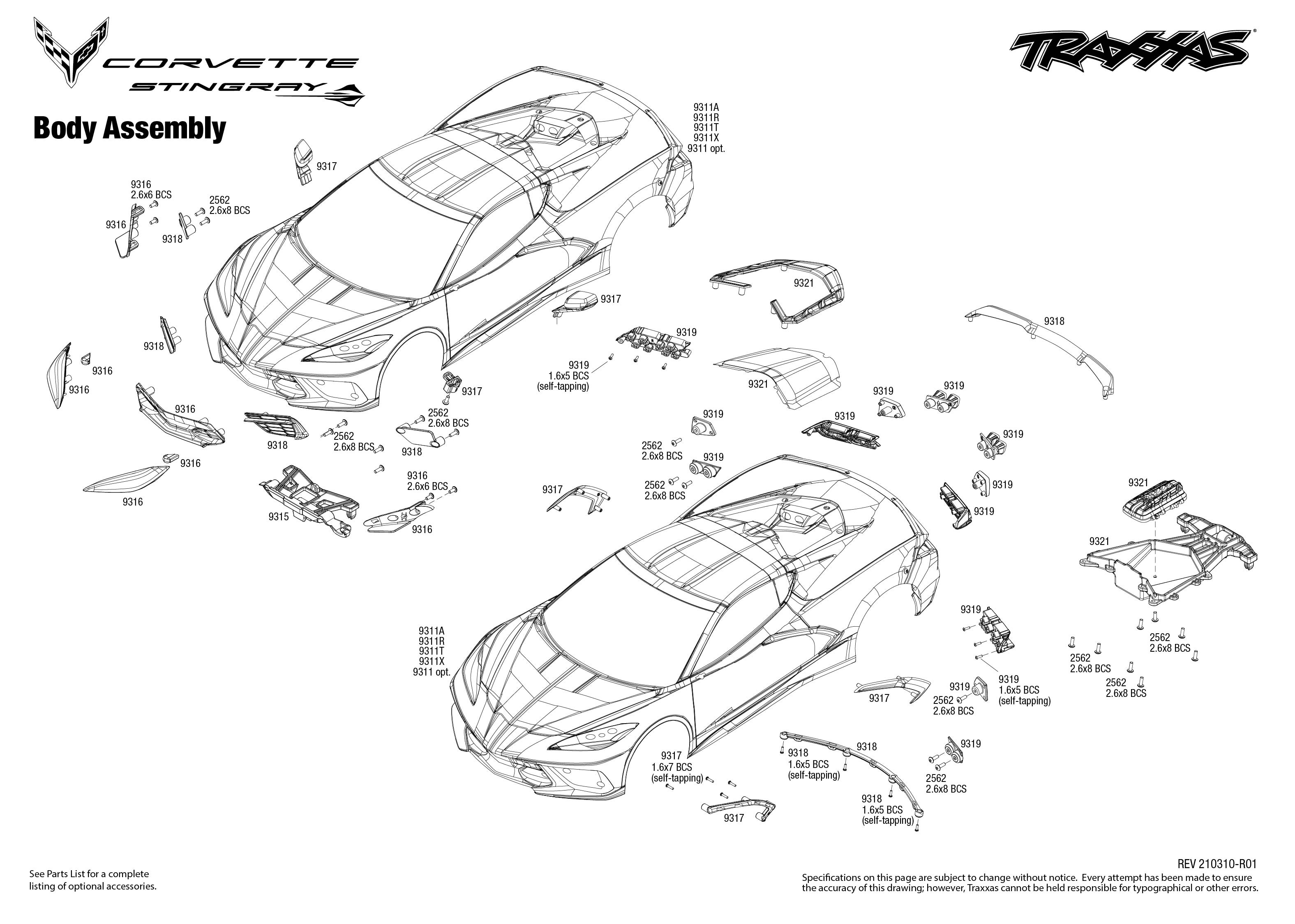 RC Sweden AB - Traxxas 4-TEC 3.0 Chevrolet Corvette Stingray RTR Blå