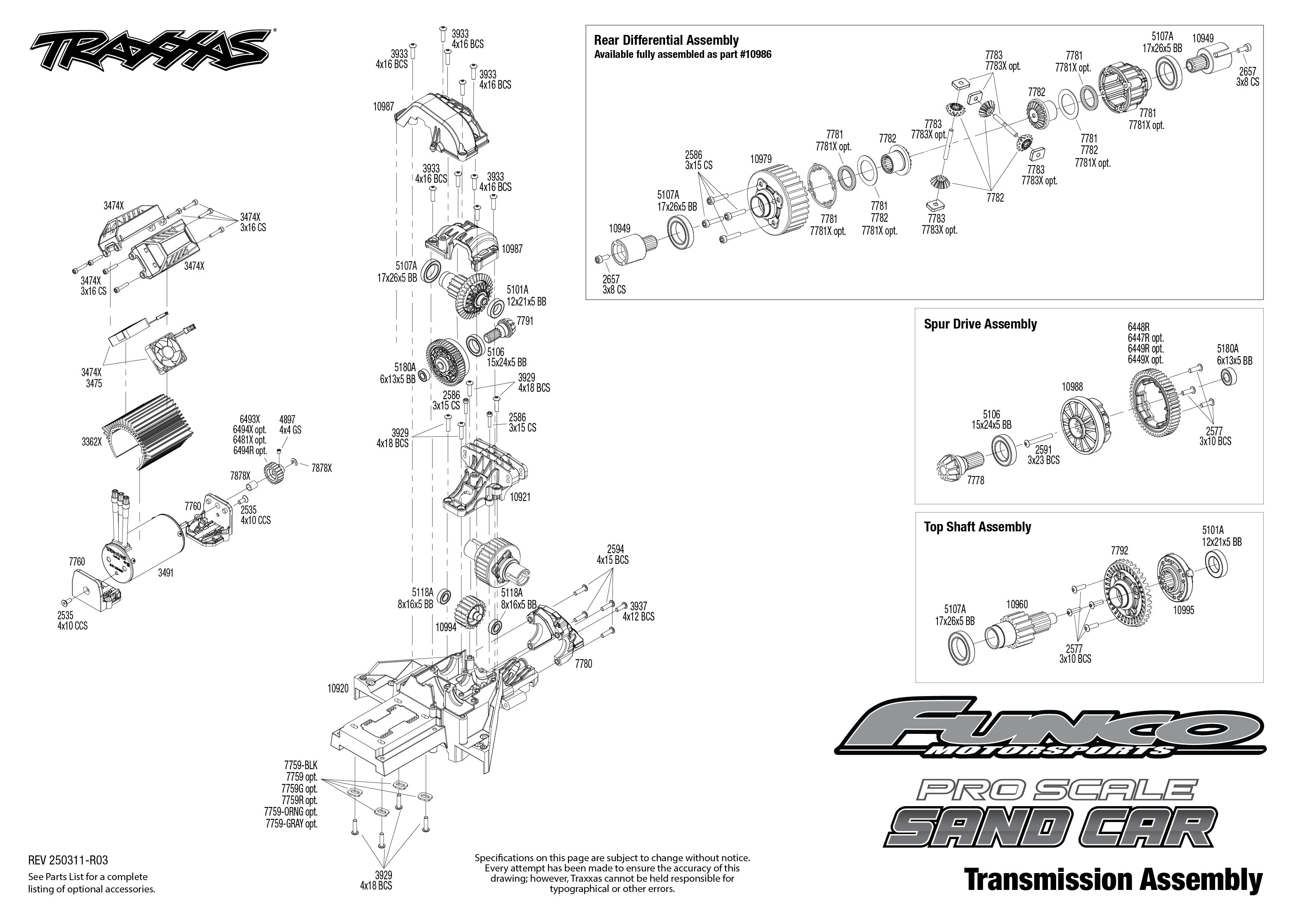 RC Sweden AB - Traxxas Funco Pro Scale Sand Car 8S 2WD Orange