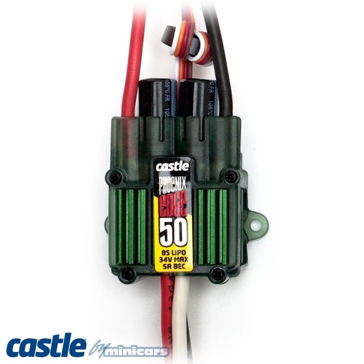 RC Sweden AB - Castle Creations 010-0102-00 Phoenix Edge 50 32V 50A ESC ...