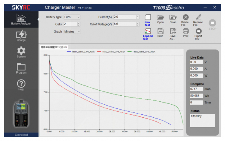 RC Sweden AB - SkyRC T1000 Maestro Charger AC/DC 2x20A 1000W