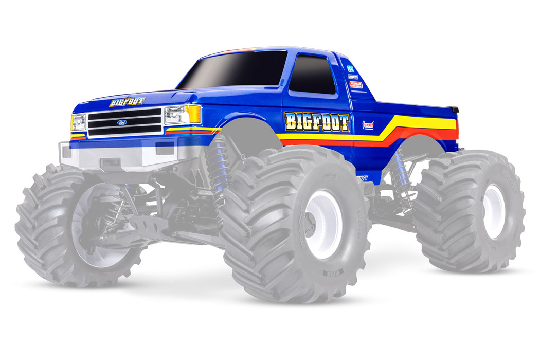 RC Sweden AB - Traxxas 7691-BLUE X-Maxx MT Ford F-150 Bigfoot body