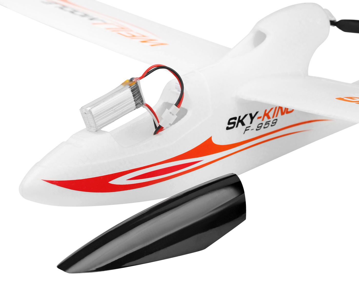 RC Sweden AB - WLToys F959S-BLUE WL F959S Segelflyg 750mm RTF Blå