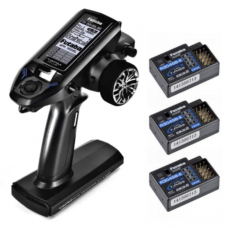 RC Sweden AB - Futaba FP05003210-3 T4PM Plus Transmitter T-FHSS, 3pcs ...