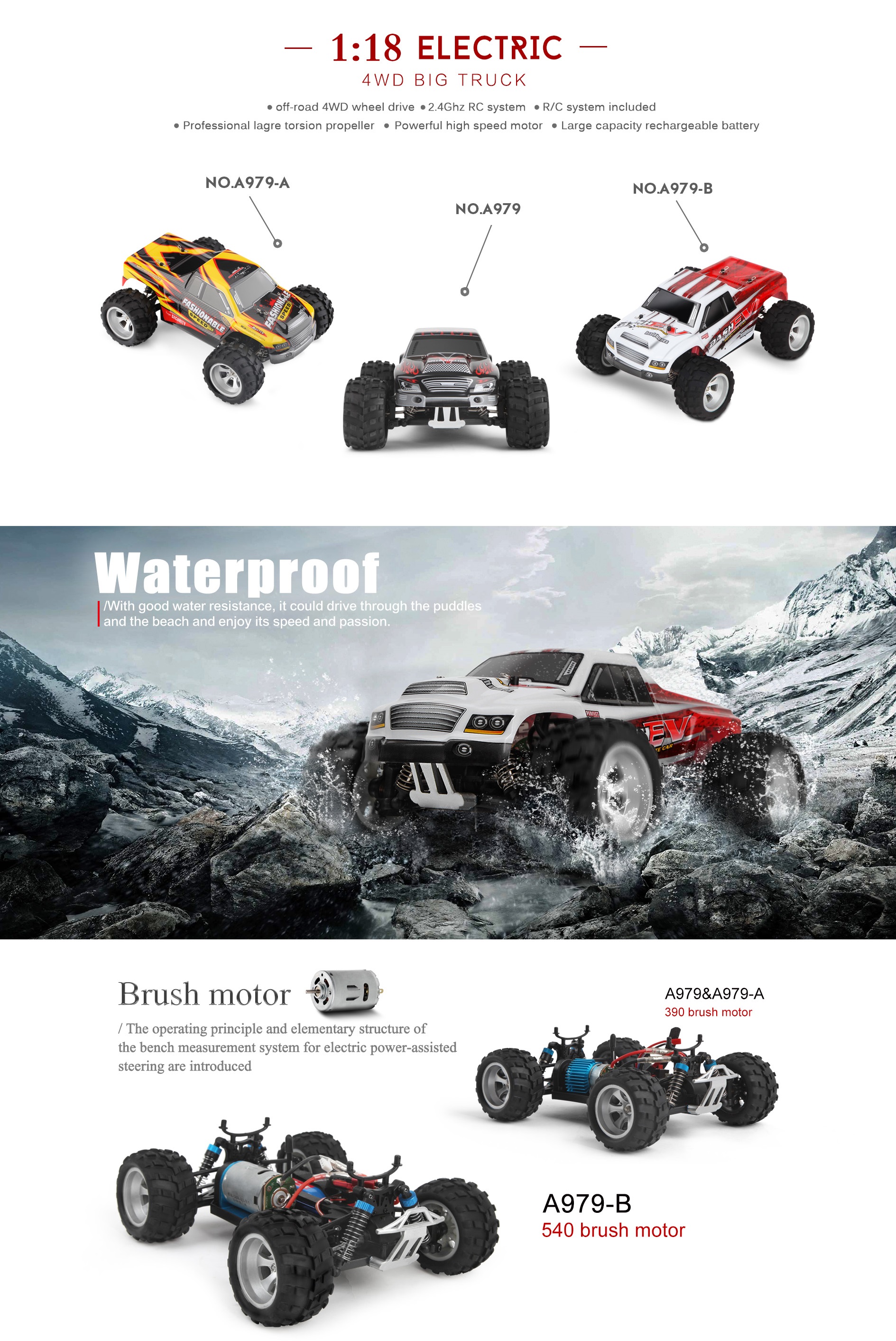 RC Sweden AB - 1:18 4WD High Speed MT Car 50 km/h