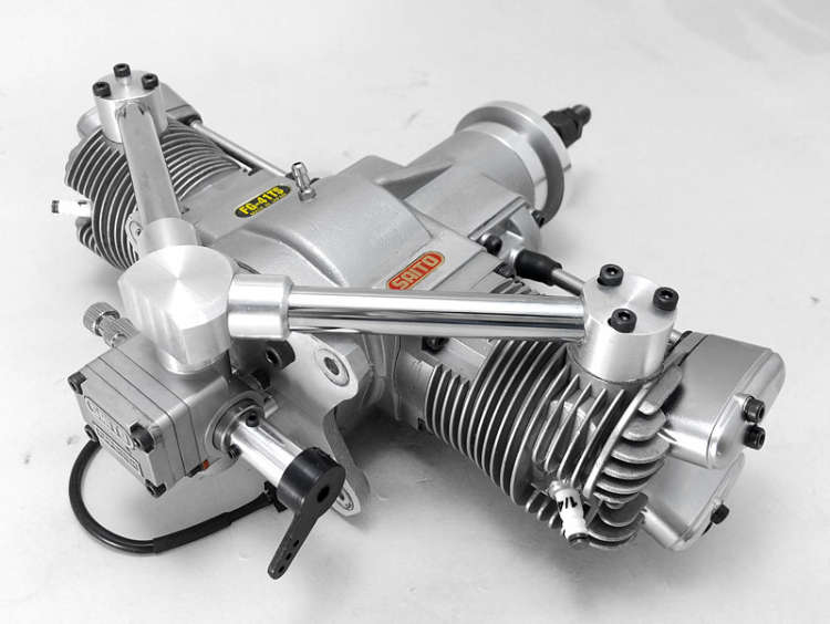 RC Sweden AB - FG-41TS 41cc 4-stroke Twin Petrol Engine