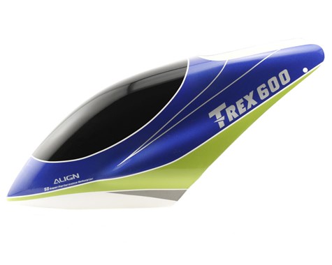 RC Sweden AB - Align 600 Painted Canopy (Lightning Blue - T-Rex 600)