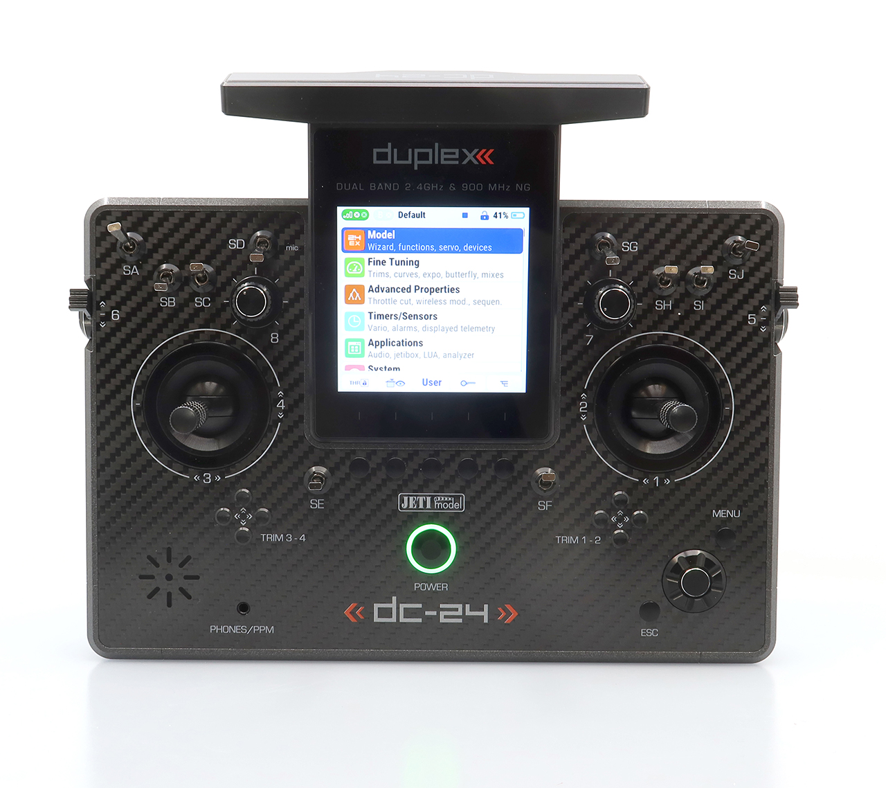 RC Sweden AB - Jeti Duplex DC-24 II - Carbon Line Gray lacquer