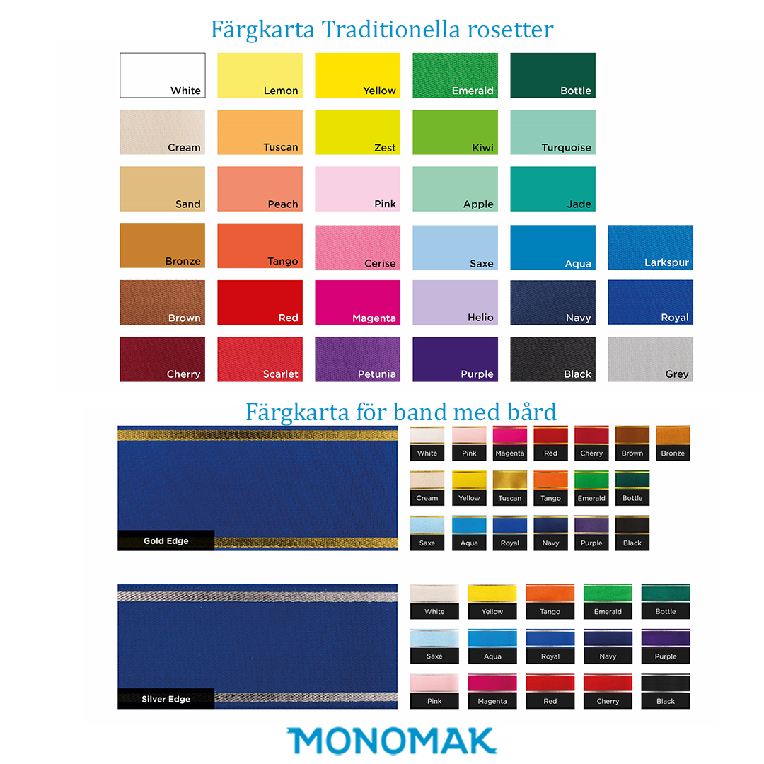 Monomak - 1034 - Rosette, gold, silver, bronze metallic, 40 cm