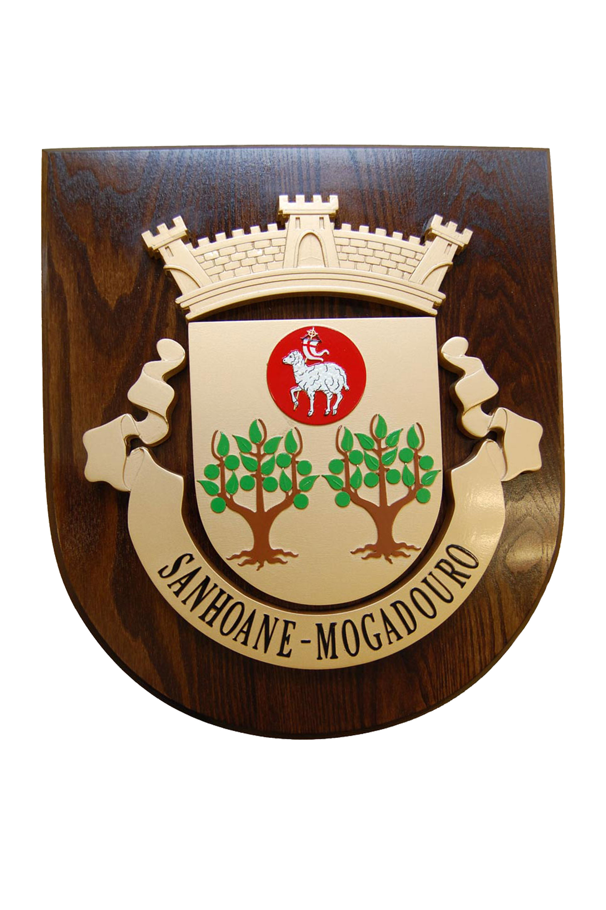 Coat of arms, 3-dim 30x25 cm - Monomak since 1977
