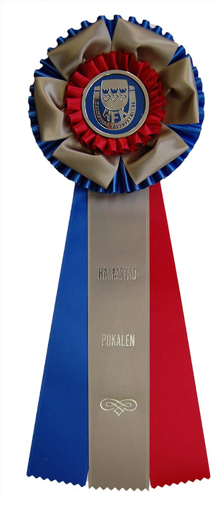 Schleife mit 2 Rosetten und einer kronenförmigen Rosette, 3 Bänder ...