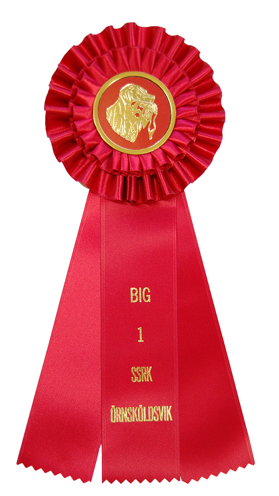 Monomak - 62023 - Rosette für Pferd, Hund, Veranstaltung, 30 cm
