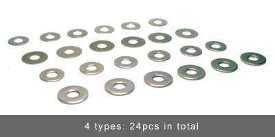 JBB Guns & Accessories - Shim Set (4 sorter, 24 st totalt)