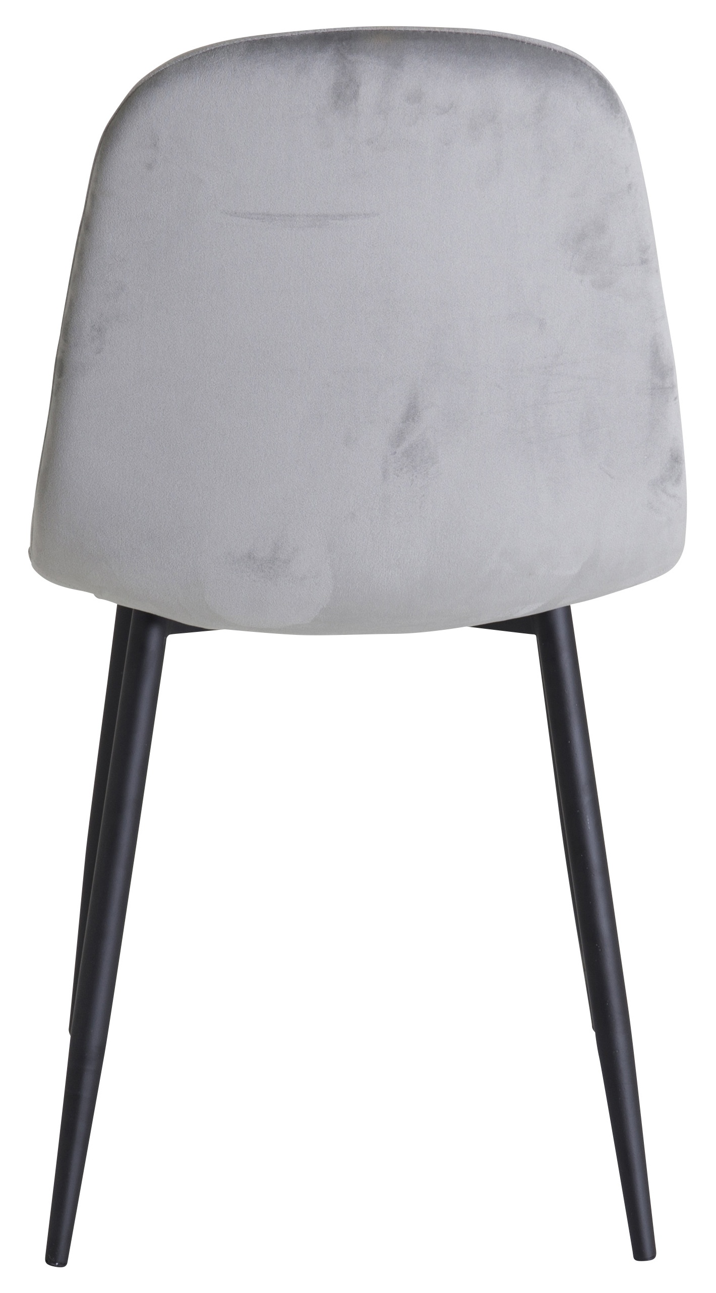 Matstol Polar Grå sammet/svart - Erdal of Sweden