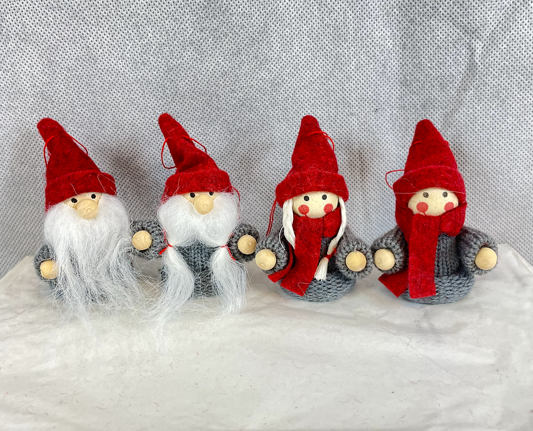 HEMSLÖJDSPRODUKTER - Jul - tomtar mm