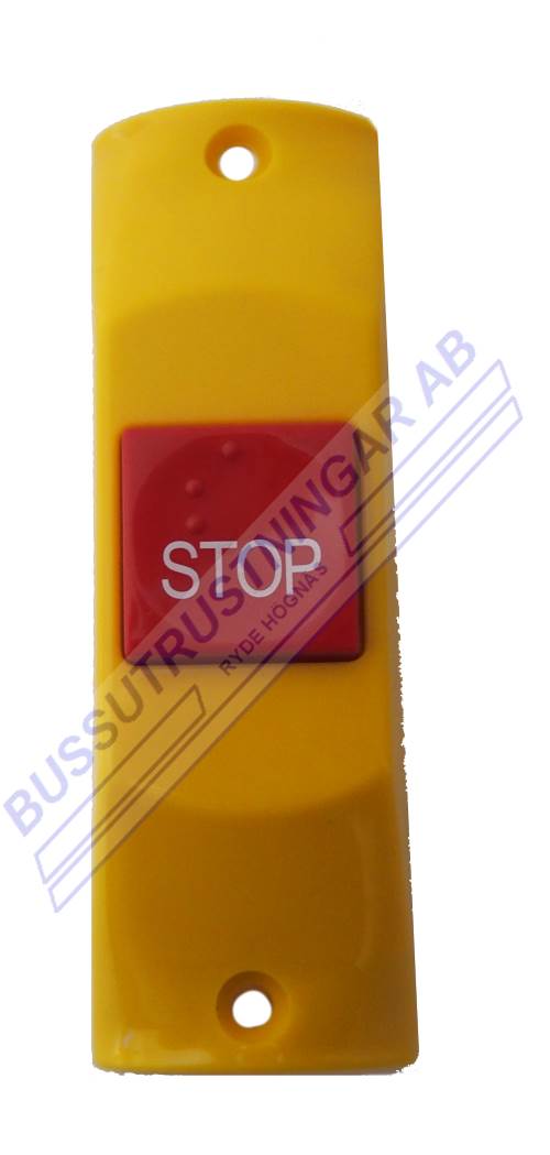 Stoppknapp rör med blindskrift - Bussutrustningar Ab