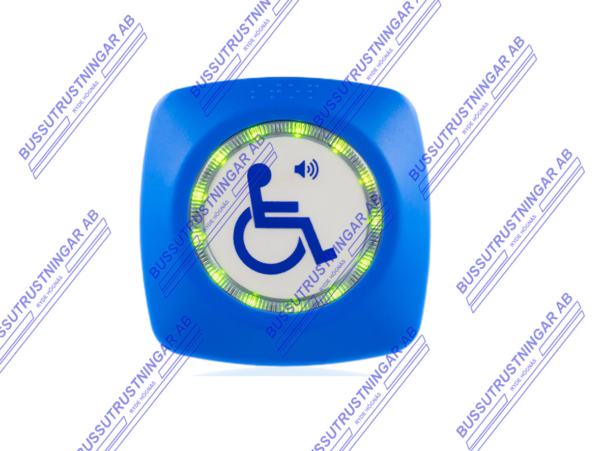 Touch-knapp rullstol med led - Bussutrustningar Ab