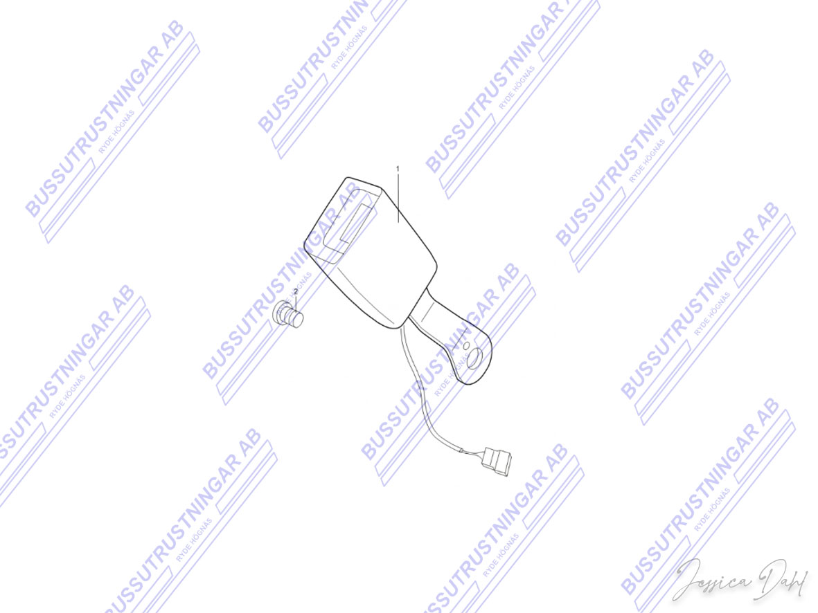 Lås till Isri förarstol - Bussutrustningar Ab