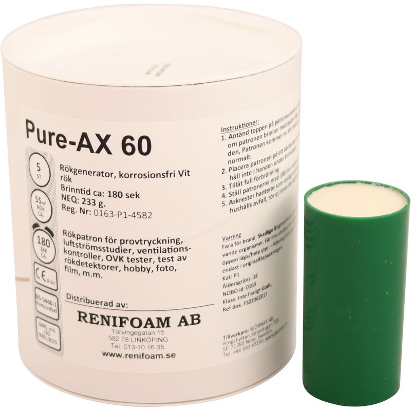 Björnax - Rökpatroner - Pure-Ax 60 - 5 st - Renifoam