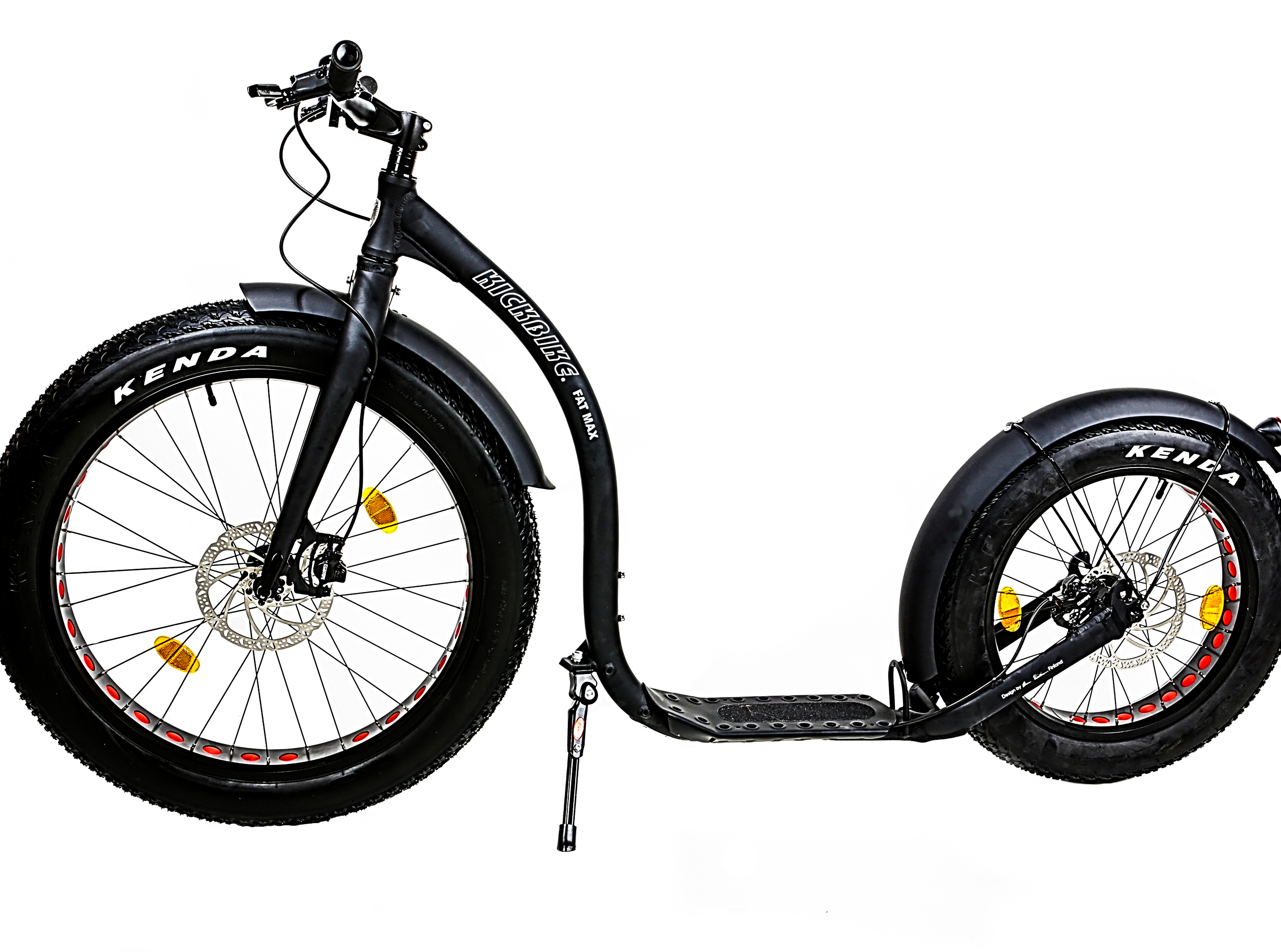 KICKBIKE sparkcykel Fat Max svart - Lekute.se