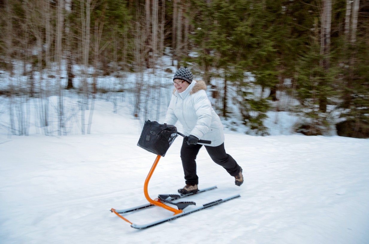 KickSpark Max spark metallic orange - Kickbike.se