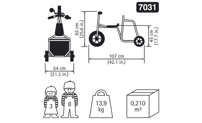 RABO trehjuling / romersk stridsvagn Chariot - Lekute.se