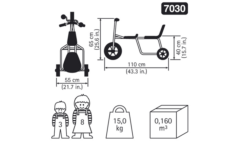 RABO trehjuling Taxi - Lekute.se