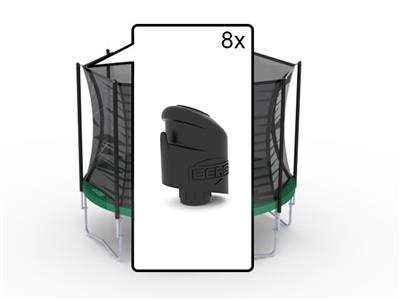BERG Reservdel Favorit SAFETY NET COMFORT - TOP CAPS (8X) - Lekute.se
