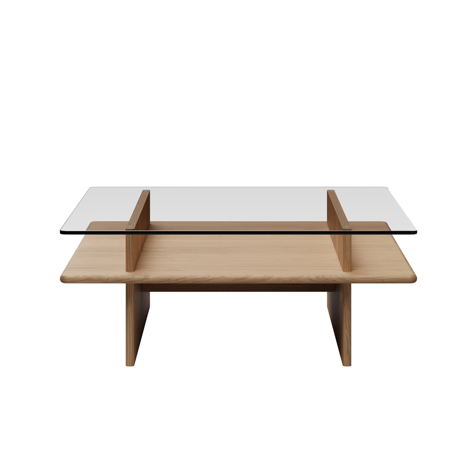 Parallel Coffee table 90 x 90 cm ek Woud - Solheminredning.se