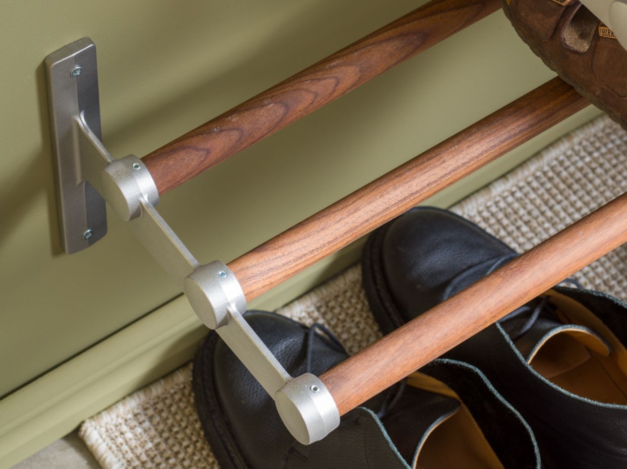 Nostalgi Hatthylla / Skohylla Dubbel valnöt Essem Design ...