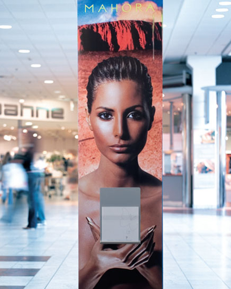 Flex-display, Cross Base - Display Projekt