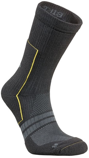 Seger svarta cykelstrumpor