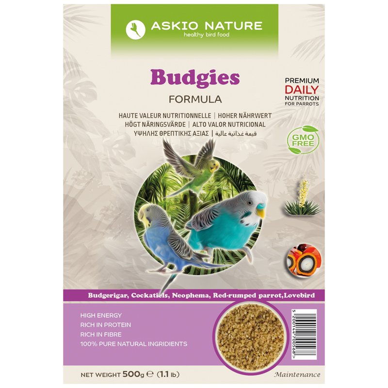 Askio Nature Budgies Formula - Fågelboden