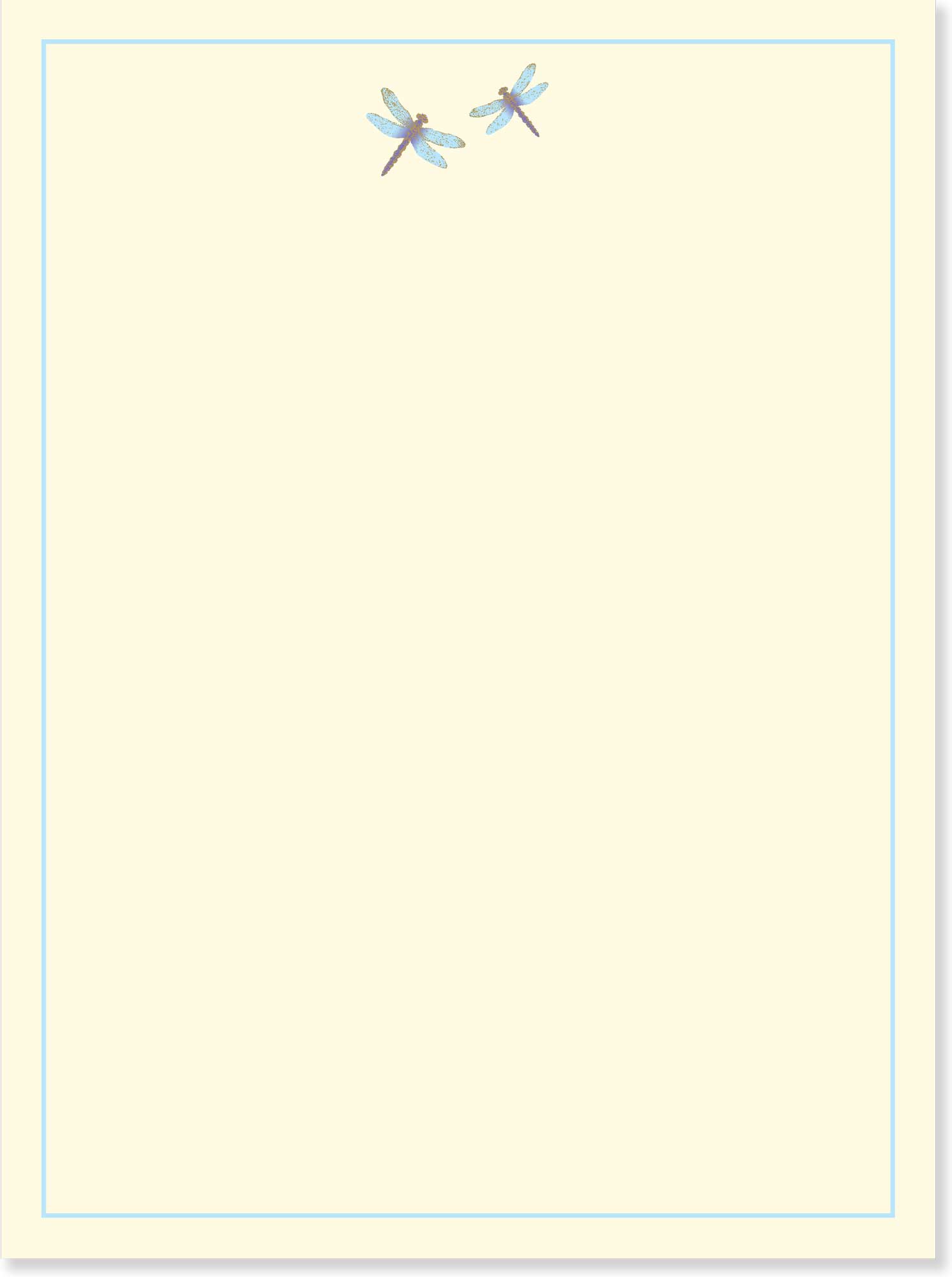 Blue Dragonflies, Boxed Stationery Set - paperme.se