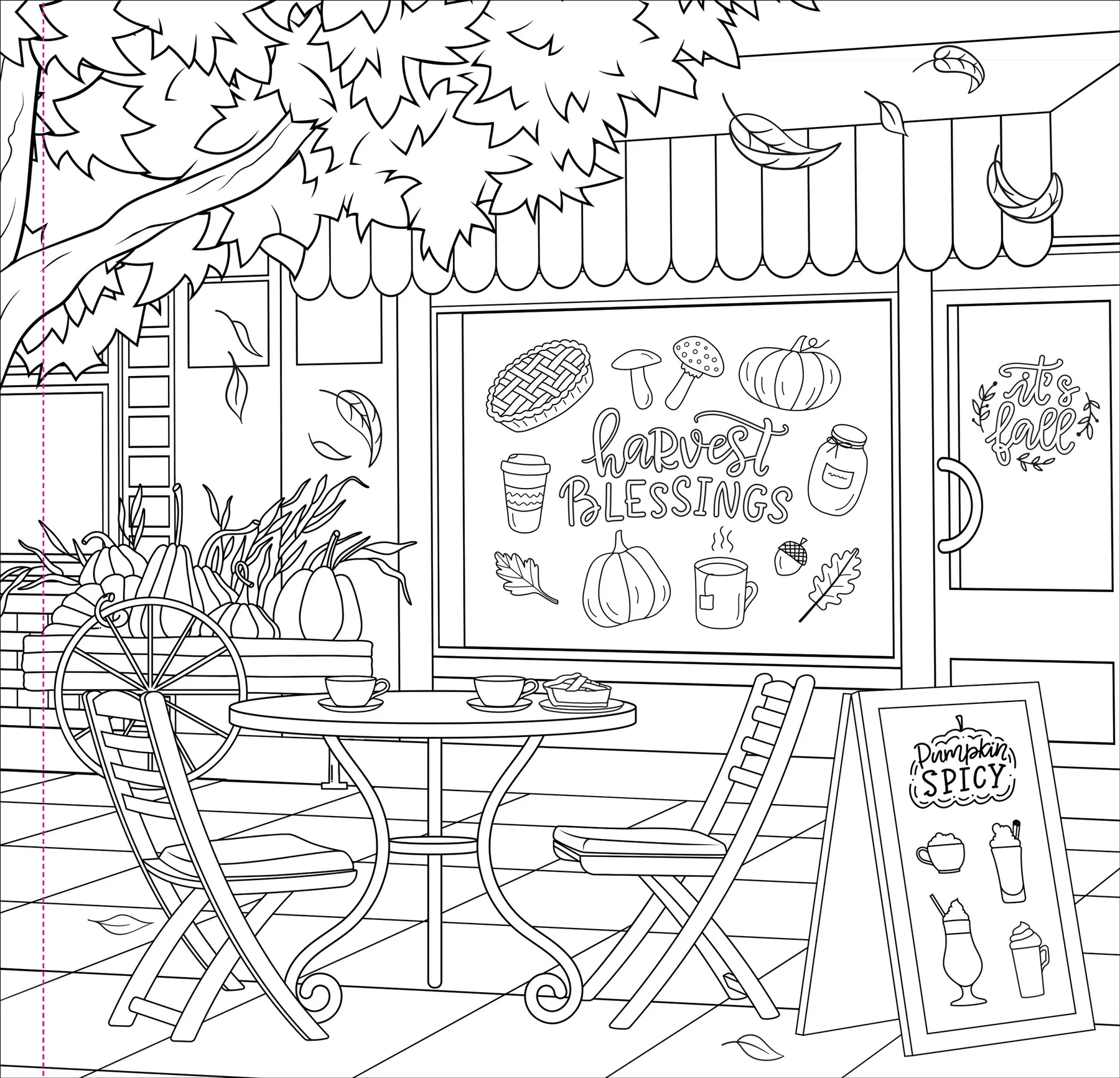 Autumn Dreams Adult Coloring Book - paperme.se