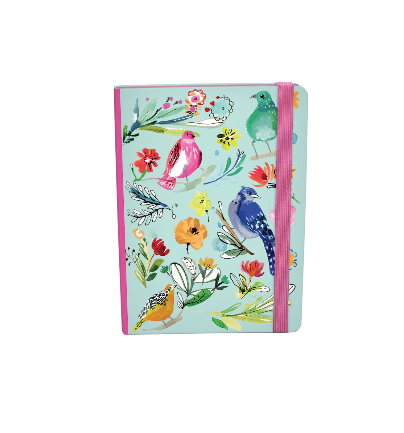 Blue Bird Life A5 Journal with elastic binder - paperme.se
