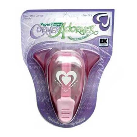 EK Sucess Punch Corner Adorner - Love x 3 - BumbleBee's Craft Shop