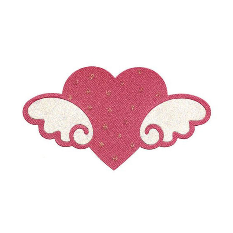 Sizzix Die Bigz - Hello Kitty Heart w/Wings - BumbleBee's Craft Shop