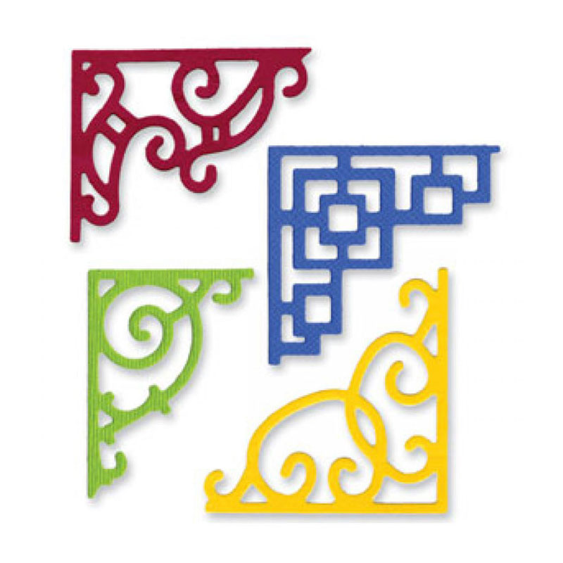 Sizzix Die Sizzlits - Architectural Accents Set - BumbleBee's Craft Shop