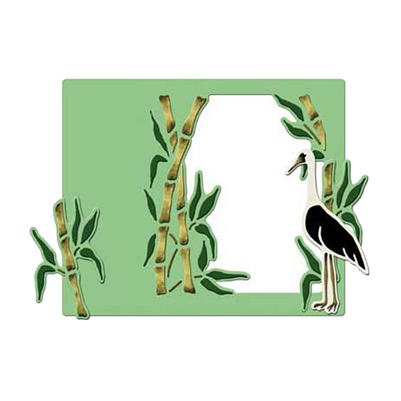 Spellbinders Edgeabilities Dies - Asian Bamboo - BumbleBee's Craft Shop