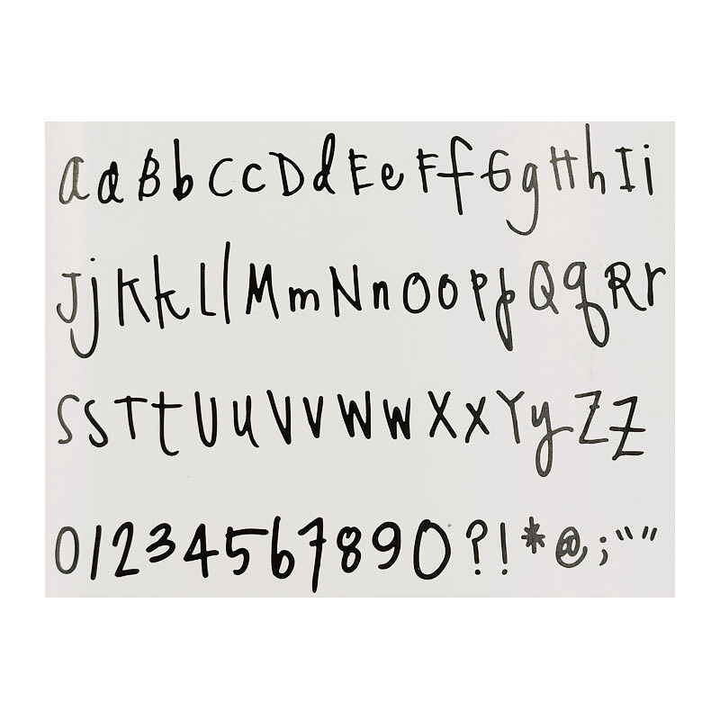 Quickutz Dies Alphabet Set Classic - Heidi Swap Handwriting - BumbleBee ...