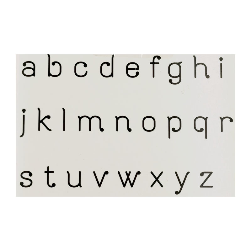 Quickutz Dies Alphabet Set Mini - Raindrop - BumbleBee's Craft Shop