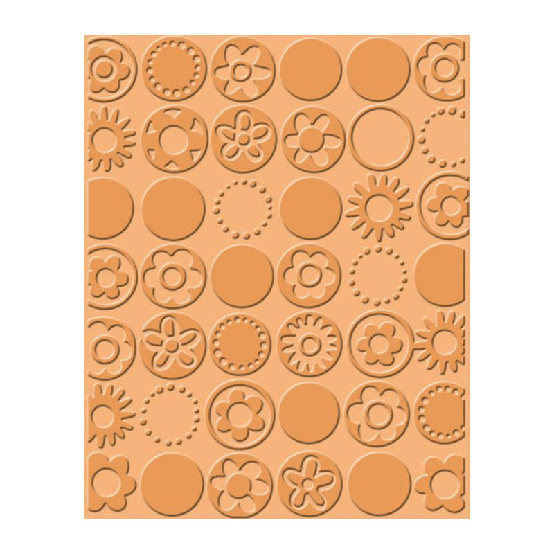 Provo Craft Cuttlebug Embossing Folder A2 - Bloom Dots - BumbleBee's ...