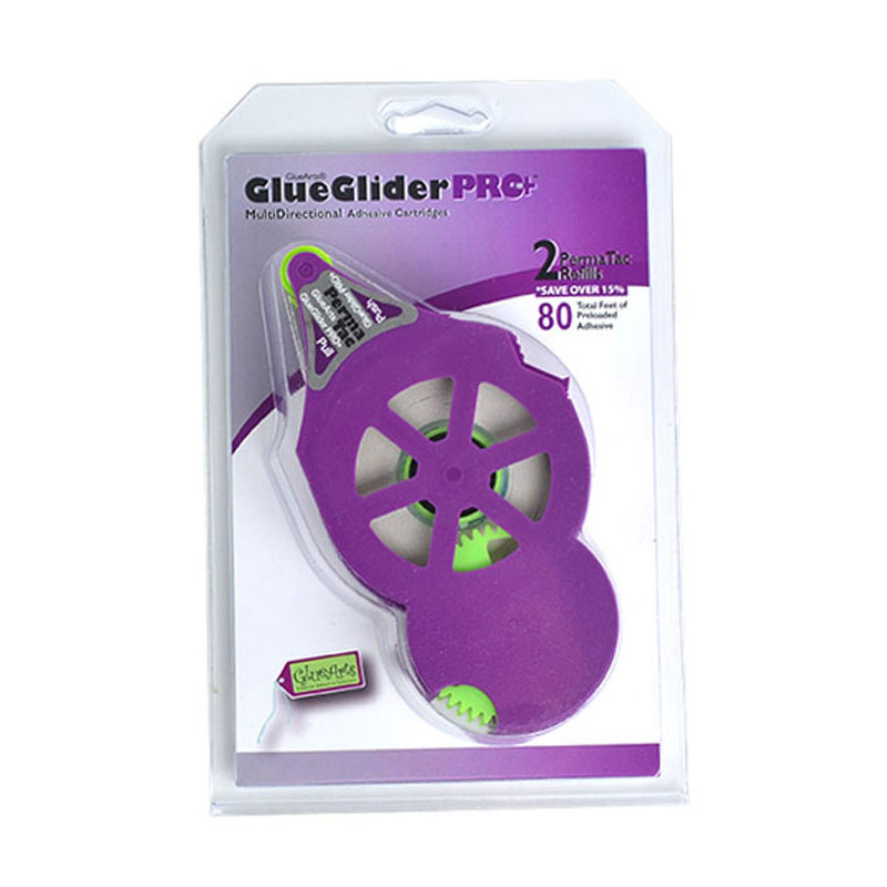 Glue Glider Pro Adhesive Cartridge Permanent Squares 2 pack BumbleBee s Craft Shop